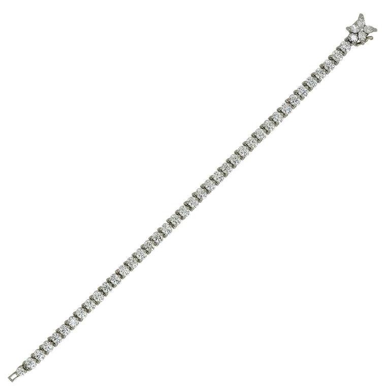 Tiffany and Co. Victoria Diamond Line Bracelet at 1stDibs | tiffany ...