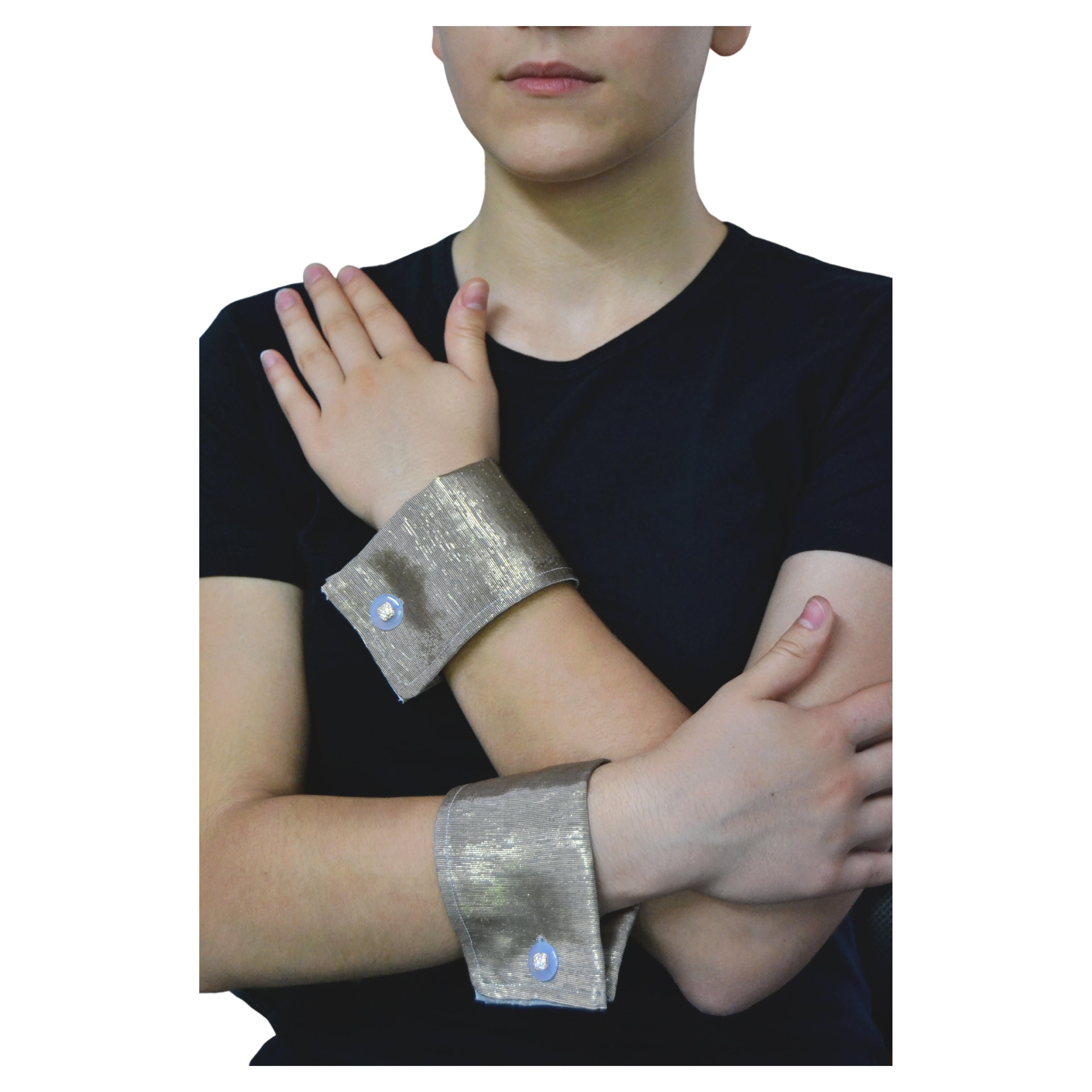 1958 Sterling Yellow Gold Cuffs For Sale at 1stDibs