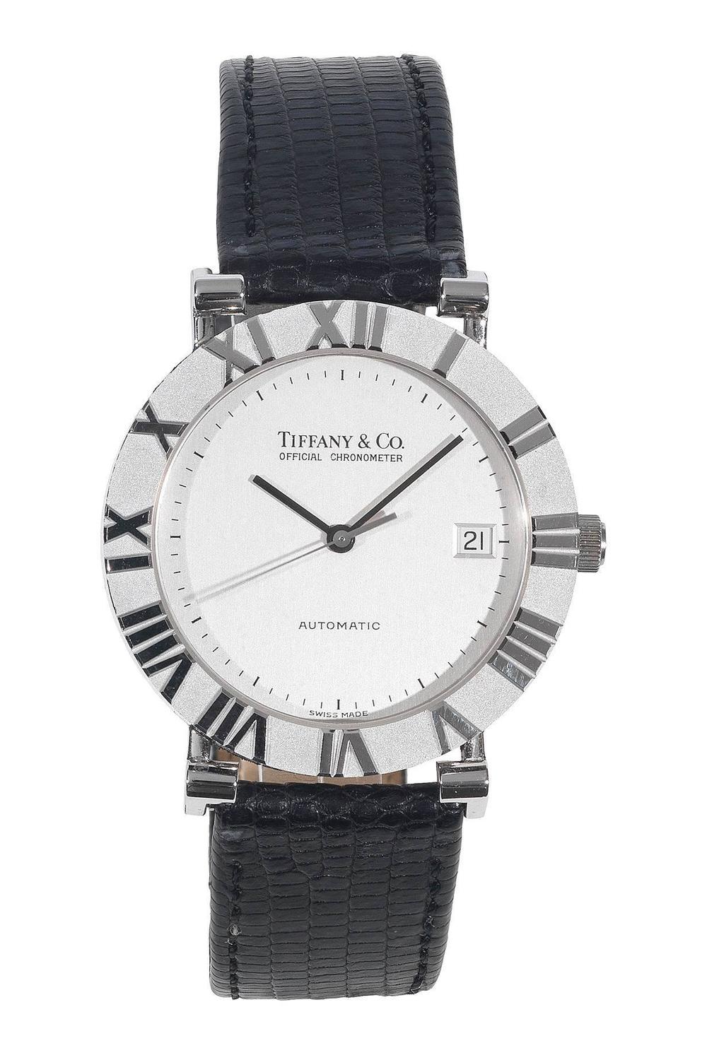 Tiffany and Co. Sterling Silver Atlas Official Chronometer Automatic ...