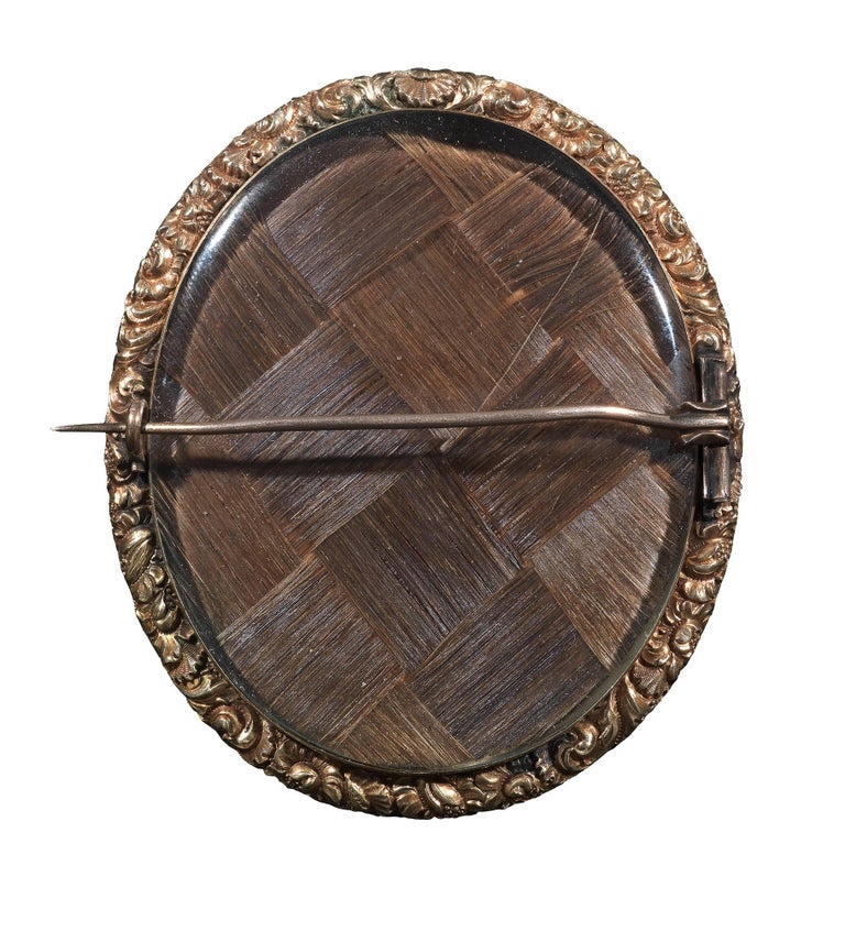 Portrait Miniature of a Gentleman Brooch at 1stDibs