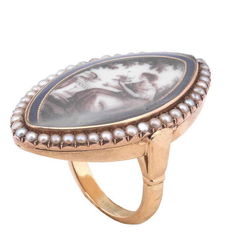 An English Mourning Ring at 1stDibs