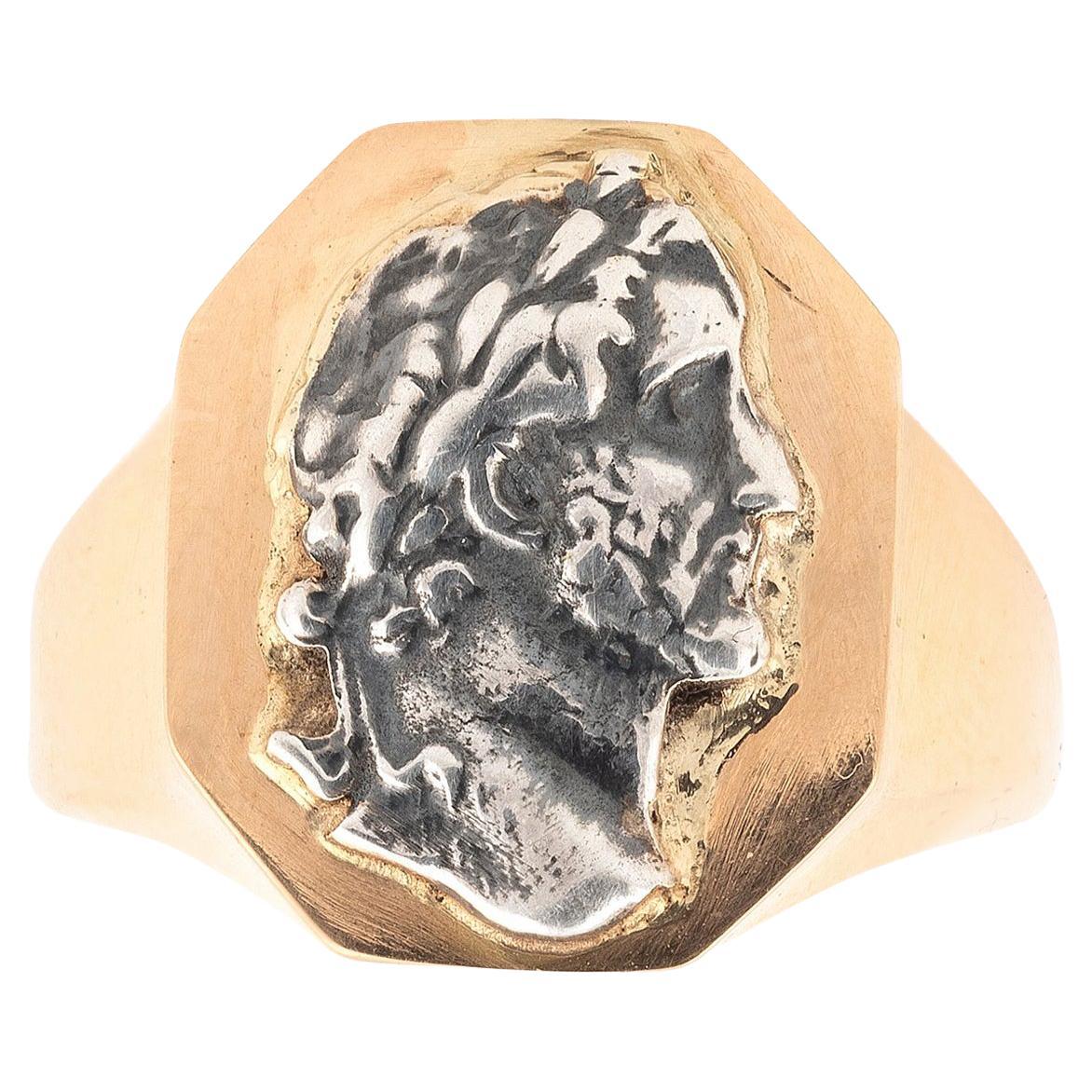 Sapphire Intaglio Ring Late 18th Century Roman Emperor Caligola at ...