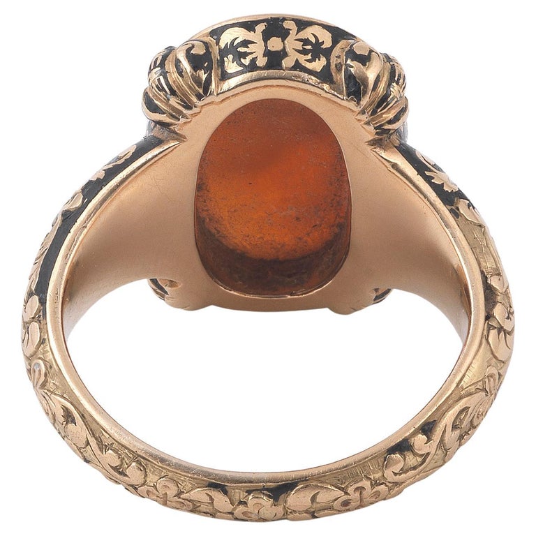 Agate Intaglio of Plato, circa 18th-19th Century For Sale at 1stDibs
