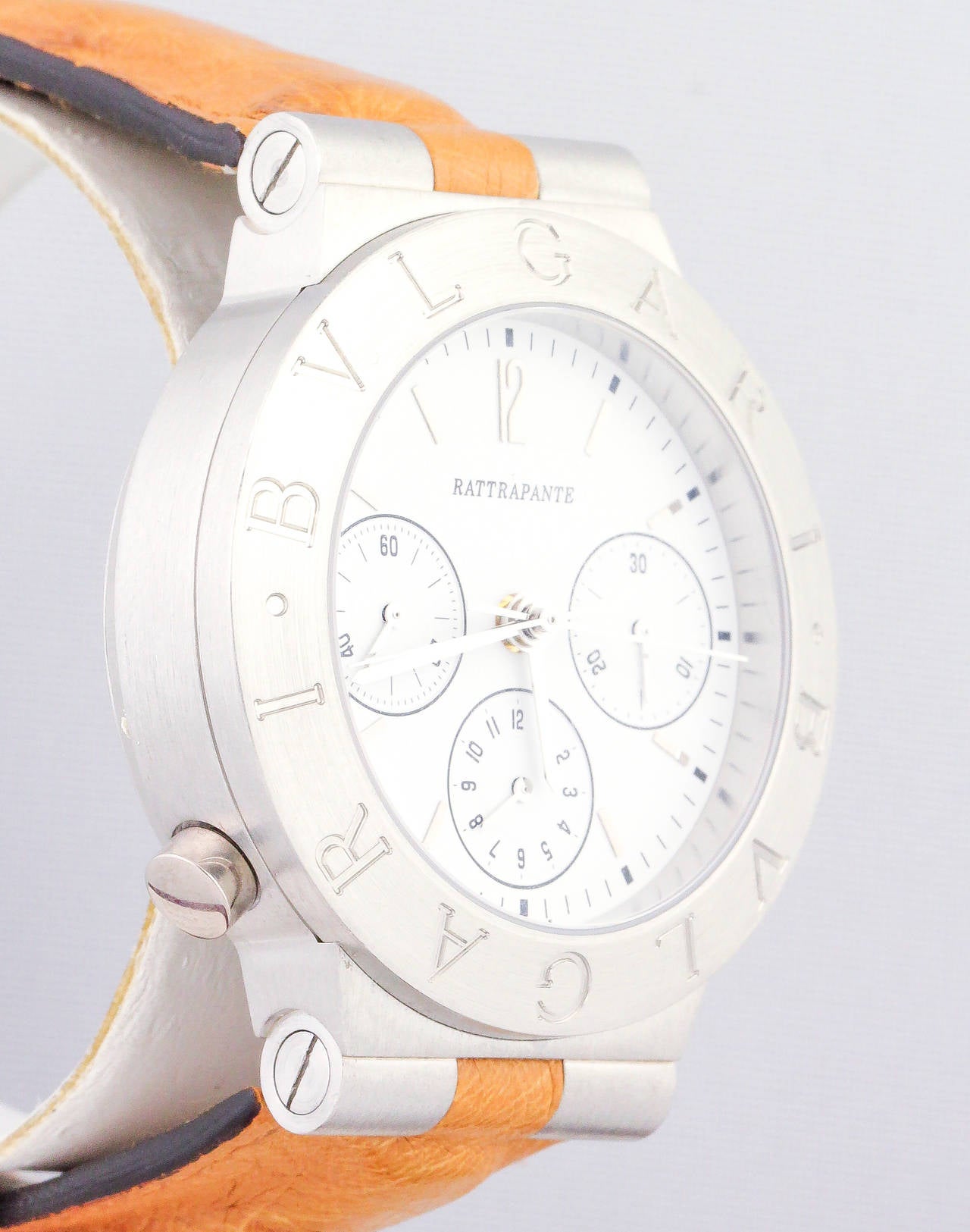 Bulgari Platinum Diagono Rattrapante Split Second Chronograph ...