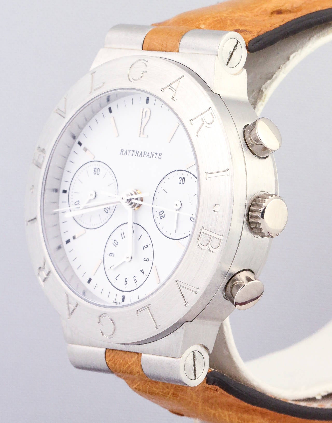 Bulgari Platinum Diagono Rattrapante Split Second Chronograph ...