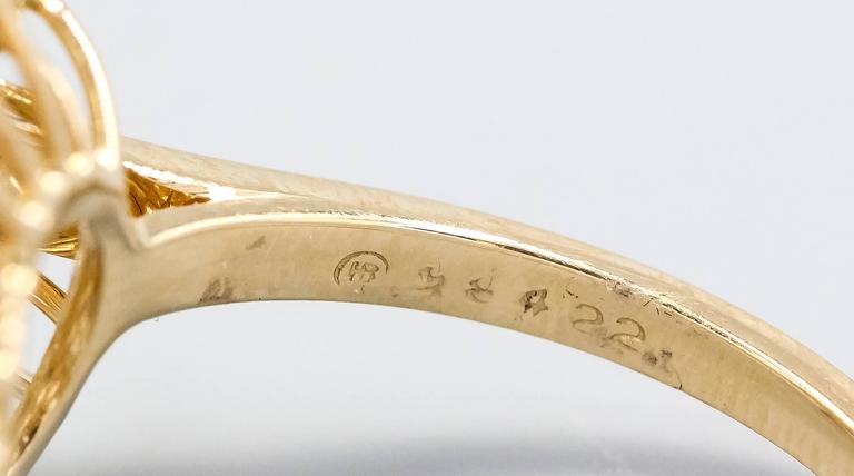 Oscar Heyman Diamond Gold Platinum Day Night Ring at 1stDibs | oscar ...