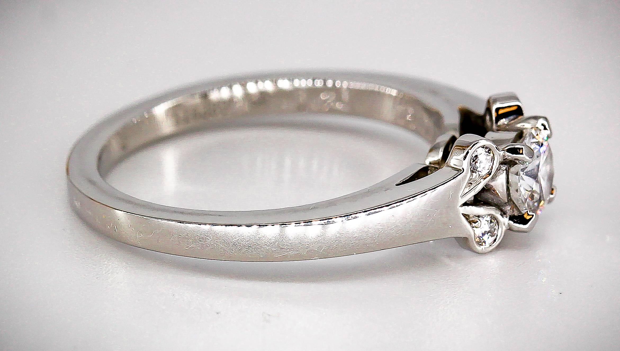 Cartier Ballerine Diamond Platinum Engagement Ring at 1stDibs | cartier ...