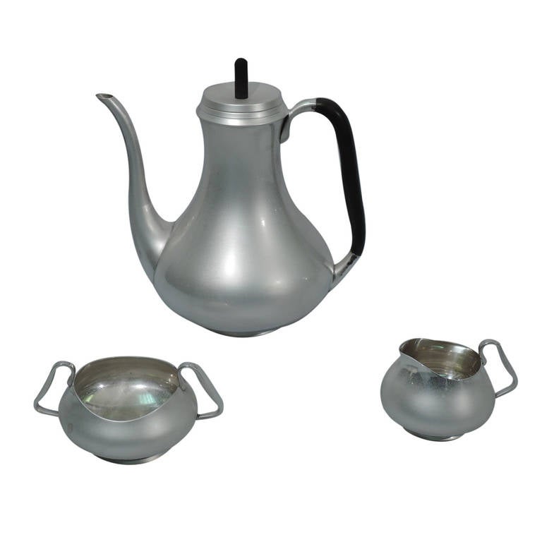 Midcentury Coffee Set - Scandinavian Modern - Danish Sterling Silver at ...
