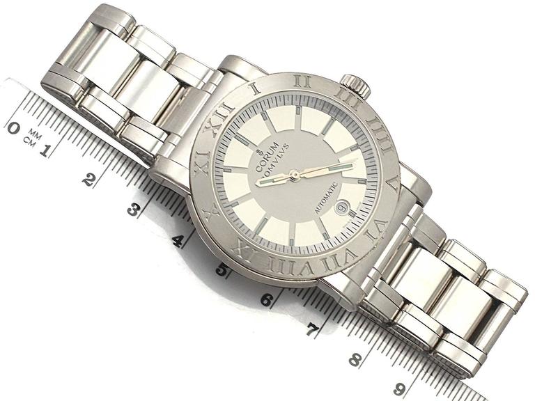 Corum Romvlvs Skeleton Back, Stainless Steel Gent's Wrist Watch ...