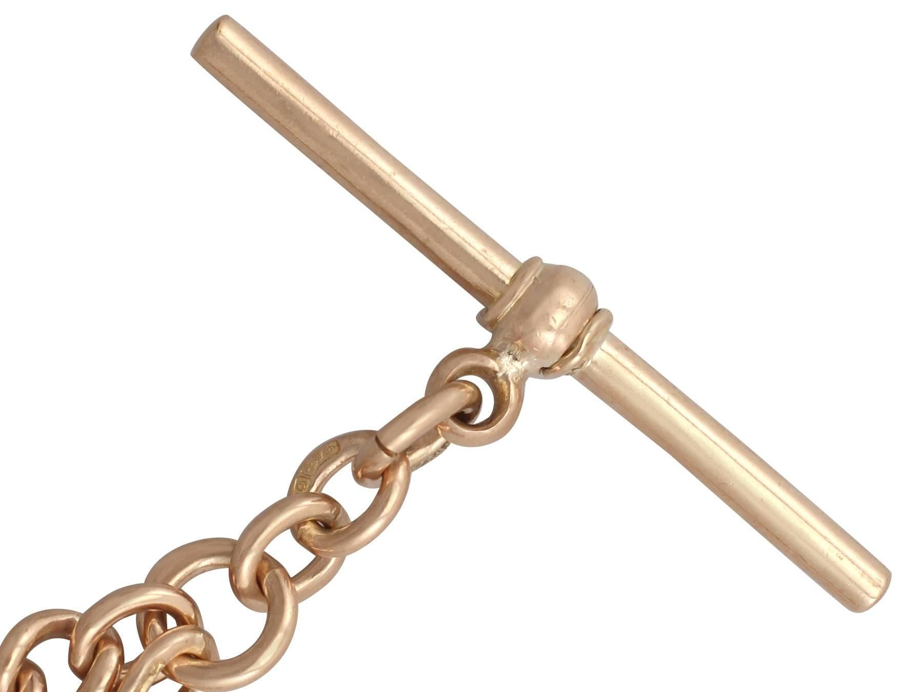1912 Antique Yellow Gold Albert Chain with Seal Fob at 1stDibs | albert ...