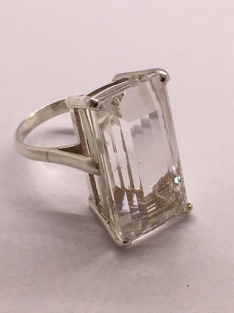 Mountain Rock Crystal Ring at 1stDibs | rock crystal rings