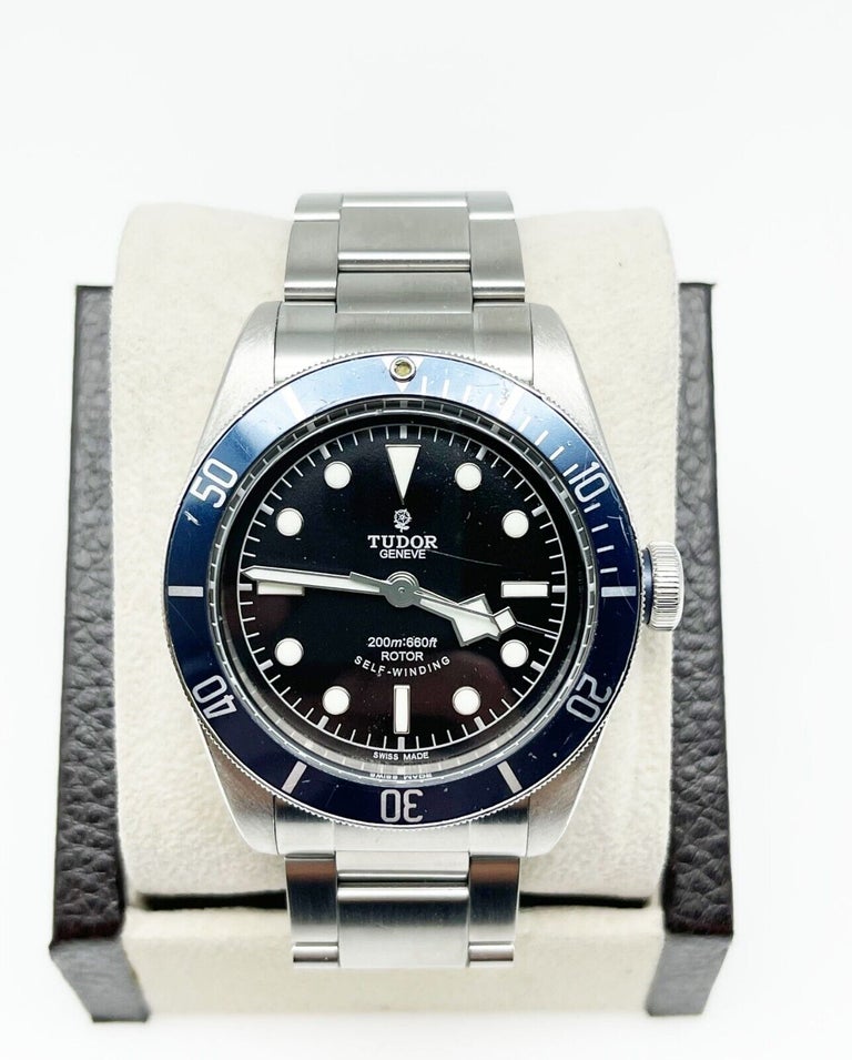 Tudor Heritage Black Bay 79220 Blue Bezel Stainless Steel Box Booklet ...
