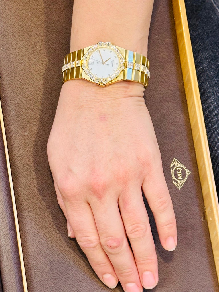 Chopard Factory Diamond 18 Karat Yellow Gold 153 Grams Diamond Belt ...