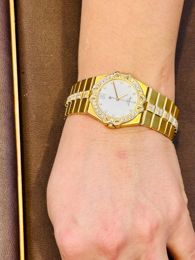 Chopard Factory Diamond 18 Karat Yellow Gold 153 Grams Diamond Belt ...