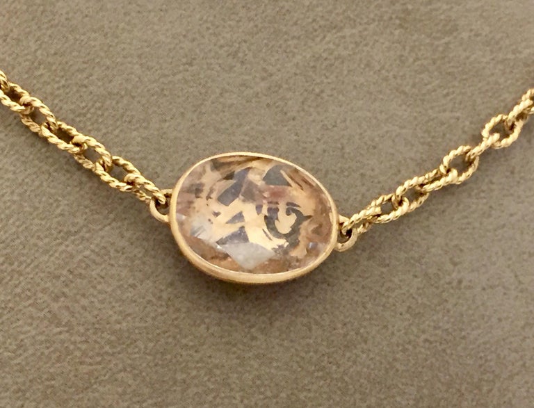 Pomellato Arabesque 18 Karat Rose Gold Multi-Stone Necklace at 1stDibs
