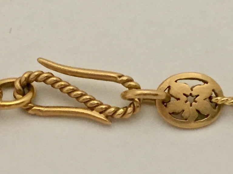 Pomellato Arabesque 18 Karat Rose Gold Multi-Stone Necklace at 1stDibs