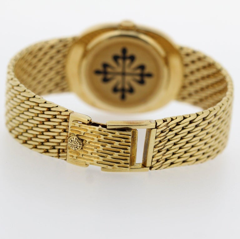 Patek Philippe 3848/8J 18 Karat Yellow Gold Golden Ellipse Bracelet ...