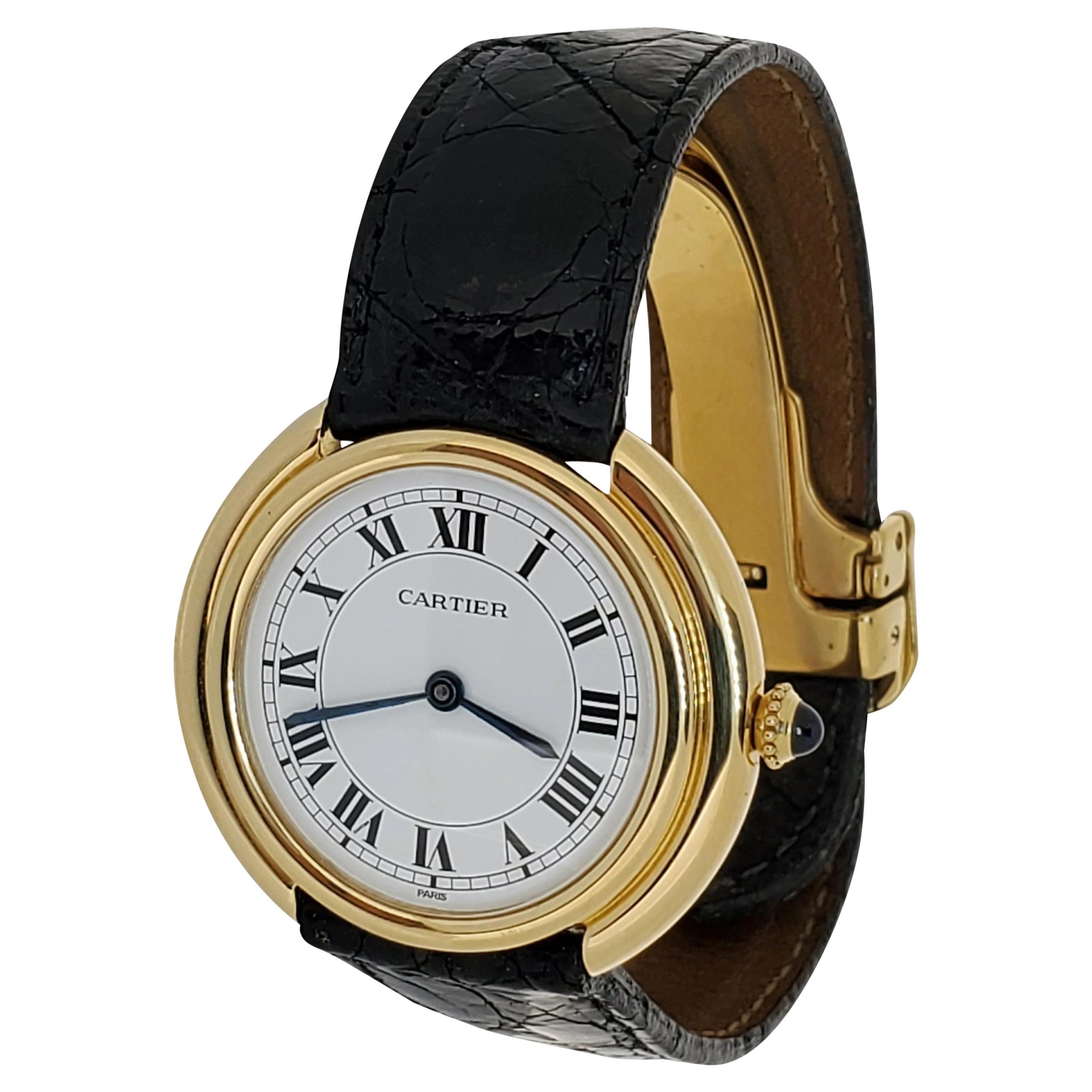 Cartier Paris Vendome Large Automatic Watch with Deployant buckle ...