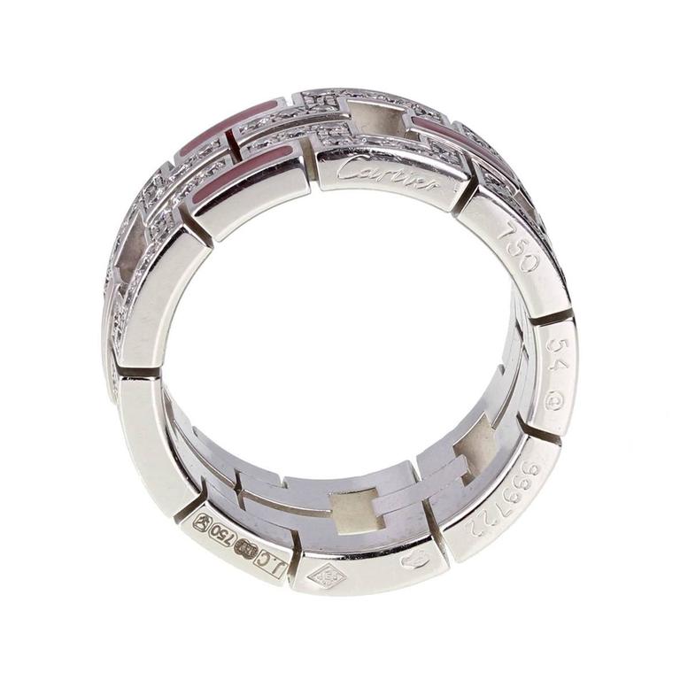 Cartier Baiser du Dragon Diamond Gold Lacquer Band Ring at 1stDibs ...