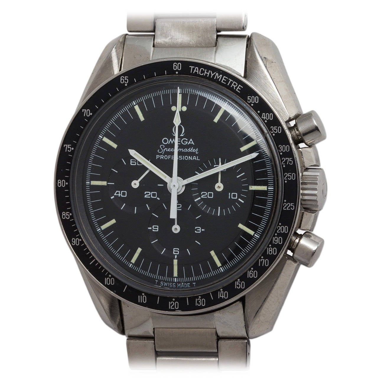 Omega Steel Speedmaster 1st Generation Man on the Moon Wristwatch circa ...