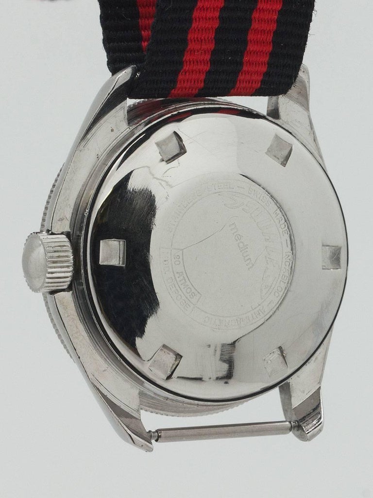 Wertex Squale Stainless Steel Diver’s Self Winding Wristwatch, circa ...