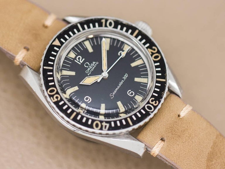 Omega Stainless Steel Seamaster 300 Self Winding Wristwatch, circa 1968 ...