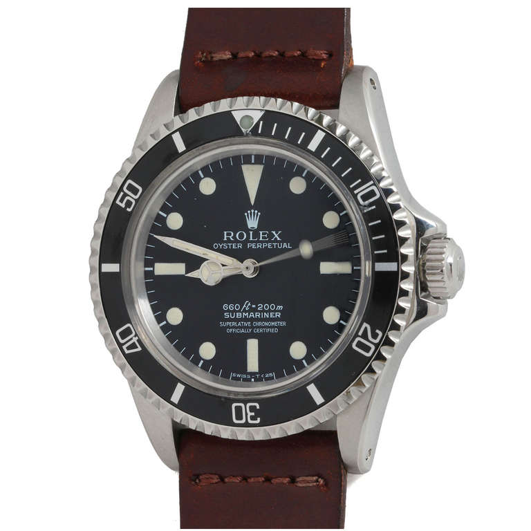 Rolex Stainless Steel Submariner Wristwatch circa 1964 at 1stDibs