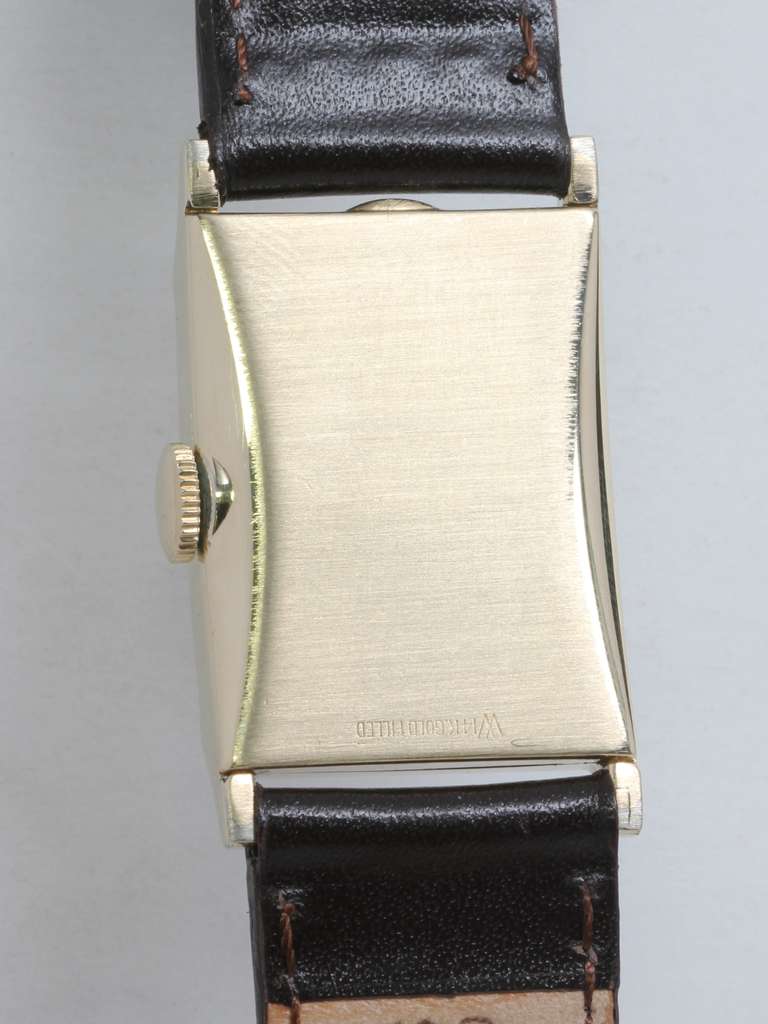 Elgin Yellow Gold-Filled Dress Model Wristwatch circa 1940s at 1stDibs