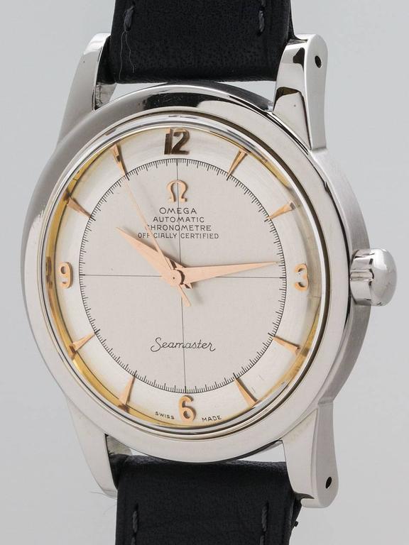 Omega Stainless Steel Seamaster Chronometer ref 2577-9 at 1stDibs
