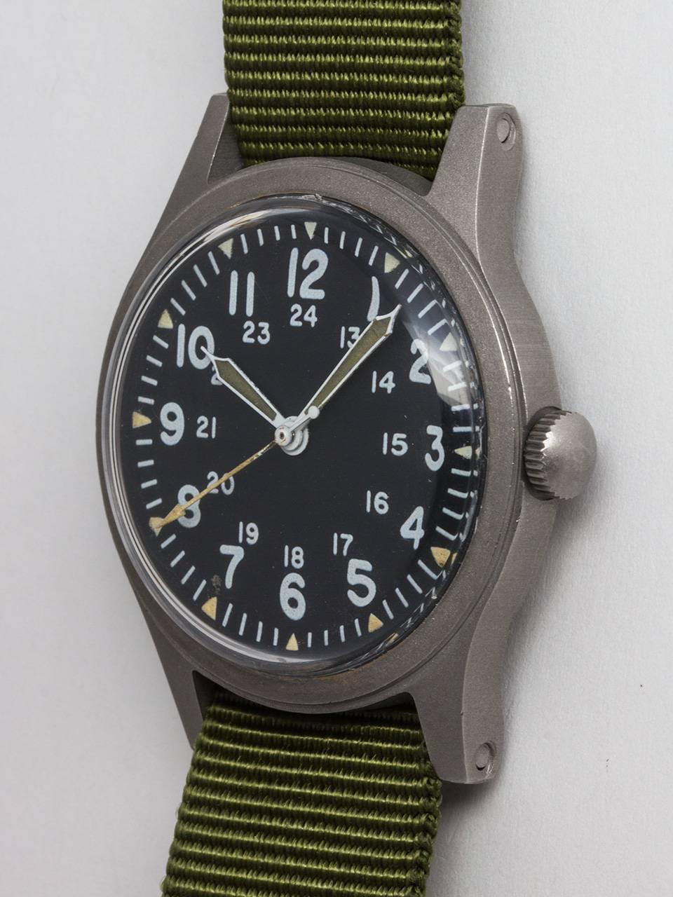 Hamilton US Military Issue Wristwatch c. 1982 at 1stdibs
