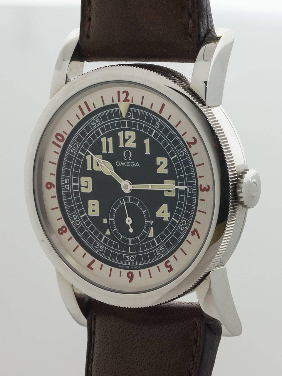 Omega Stainless Steel Pilot’s Wristwatch ref 5700.50.07 at 1stdibs