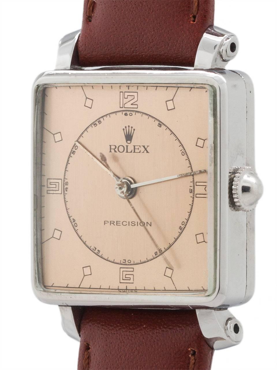 Rolex Dress Model Stainless Steel Ref 4031, circa 1940s at 1stDibs