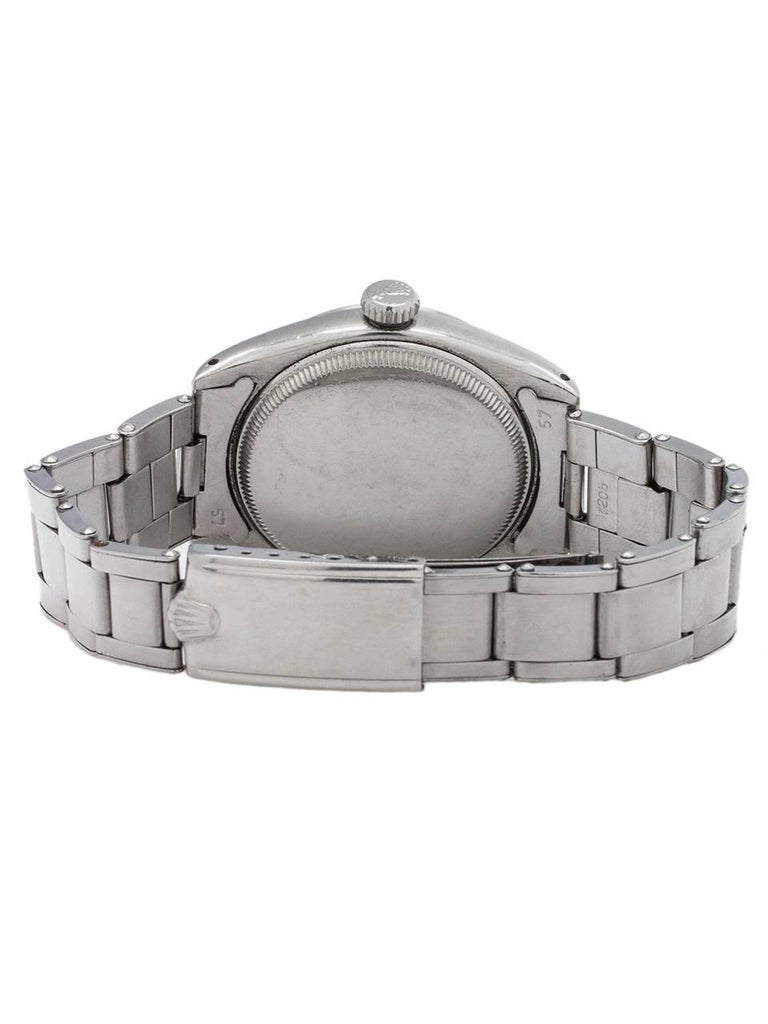 Rolex Stainless Steel Oyster Perpetual Self Winding Wristwatch, circa ...