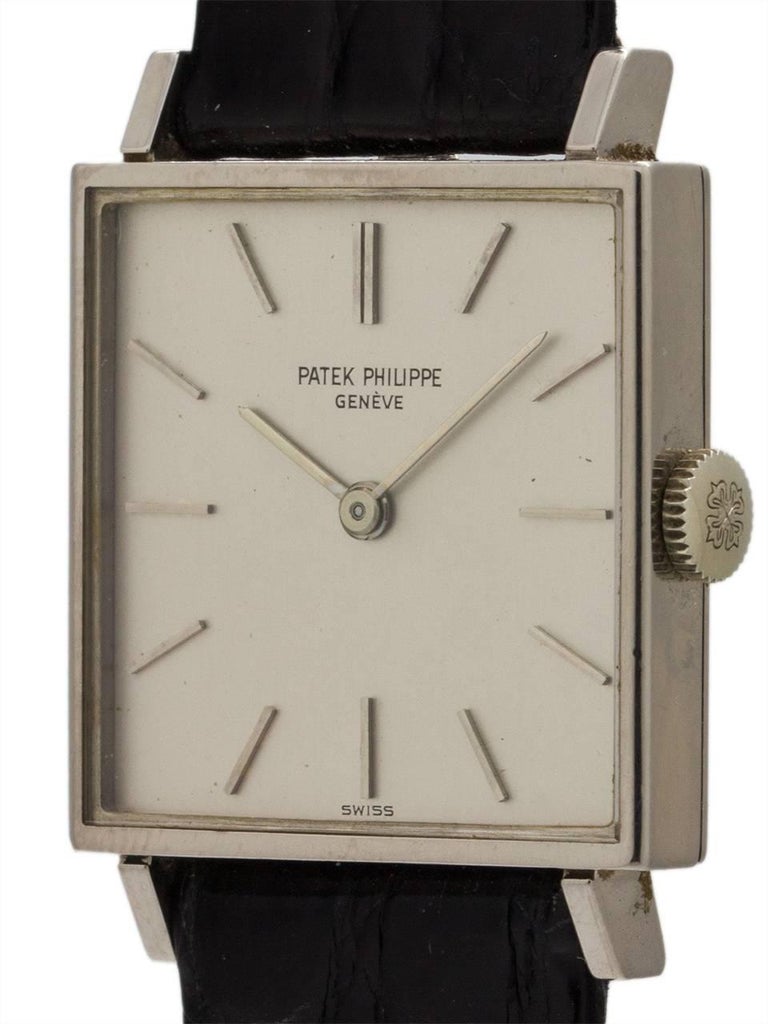 Patek Philippe White Gold Manual Wind Wristwatch Ref 3430, circa 1967 ...
