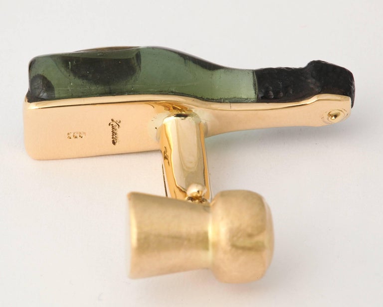 The Champagne Cufflinks by Michael Kanners at 1stDibs