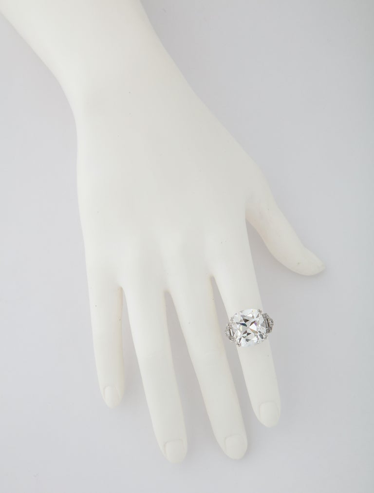 GIA Certified 16 Carat Old Mine Brilliant Cut Diamond Ring at 1stDibs ...