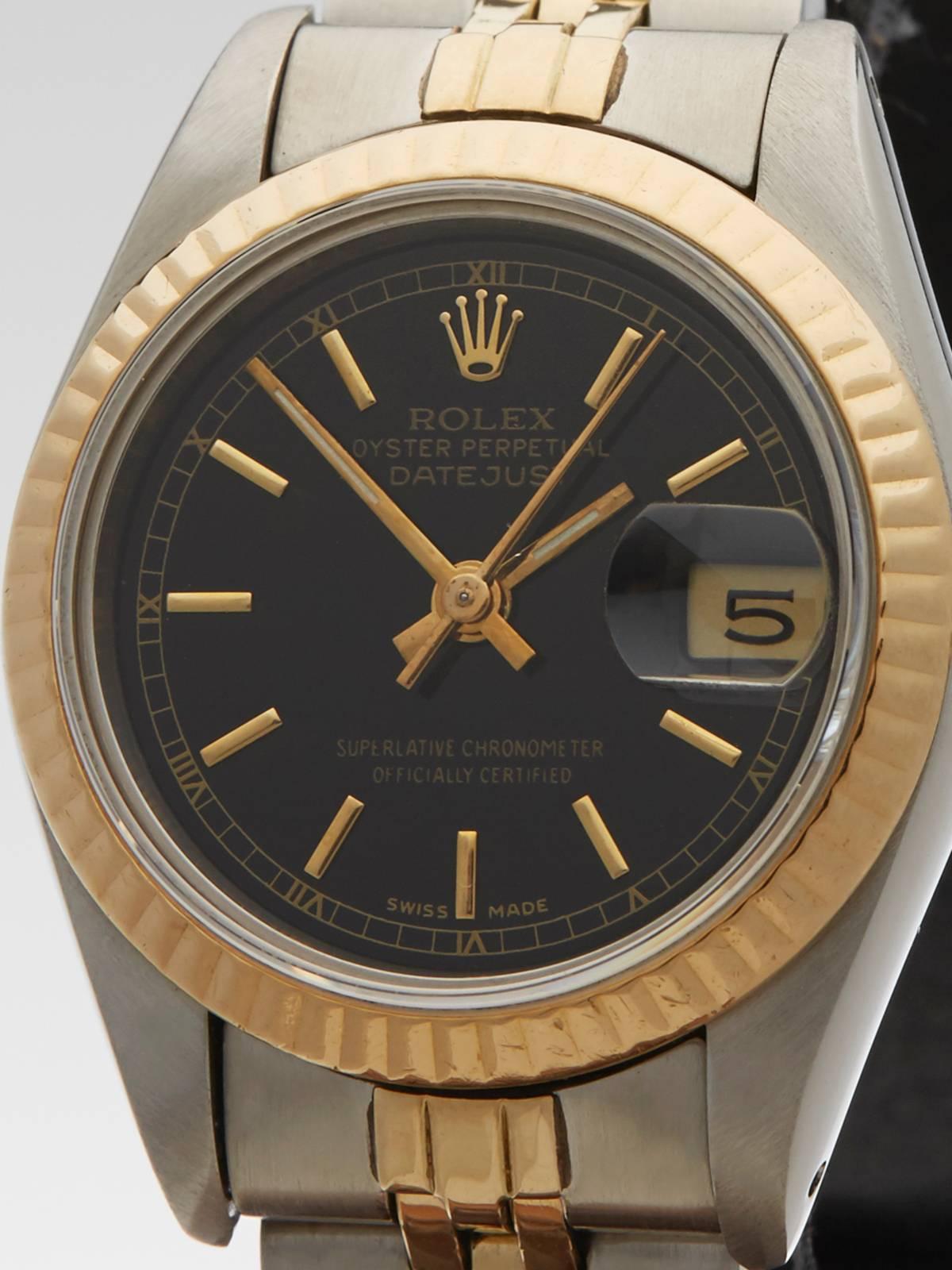 Rolex Datejust ladies 69173 watch at 1stDibs