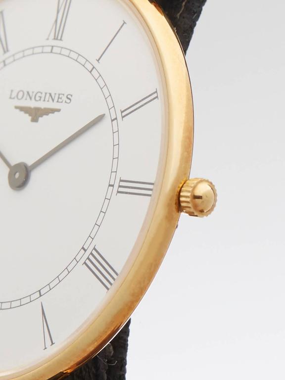 Longines Yellow Gold La Grande Classique Quartz Wristwatch at 1stDibs ...