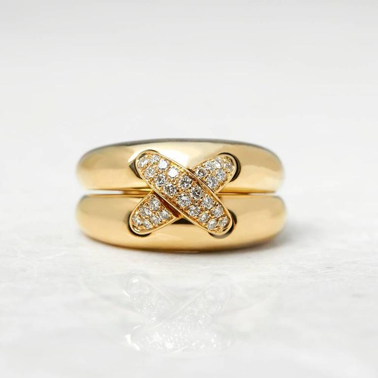 Chaumet Diamond Liens Gold Ring at 1stDibs
