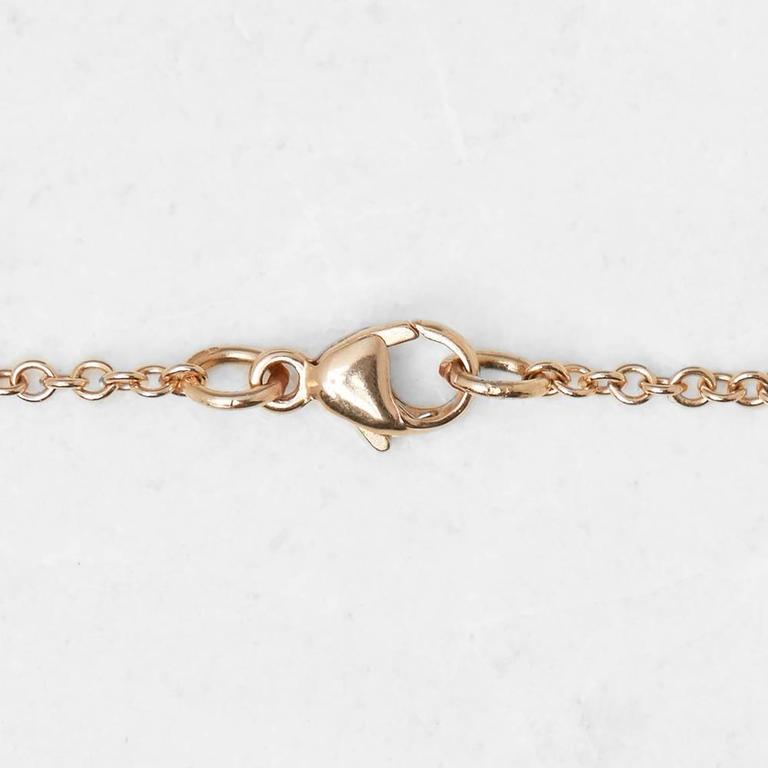 Tiffany and Co. 18 Karat Rose Gold Large Atlas Pendant Necklace at 1stDibs