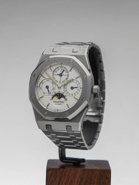 Audemars Piguet Royal Oak Perpetual Calendar Moon Phase Stainless Steel ...