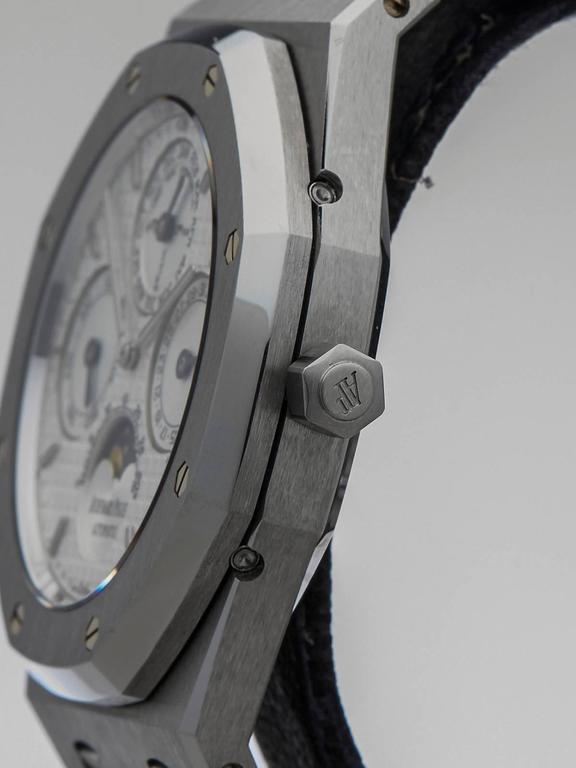 Audemars Piguet Royal Oak Perpetual Calendar Moon Phase Stainless Steel ...