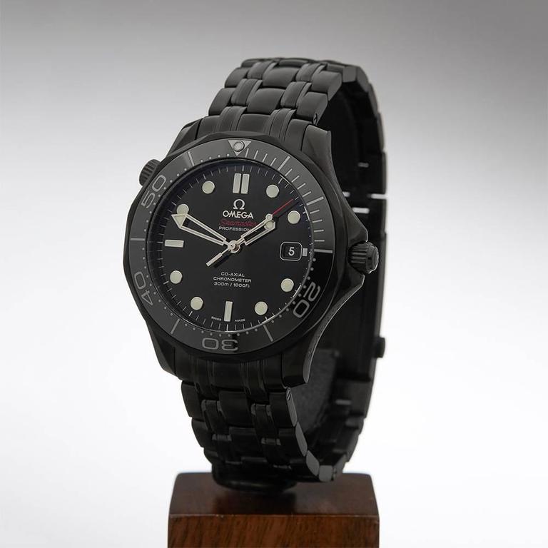 Omega Seamaster Hercules Custom Spectre DLC Coated Stainless Steel ...