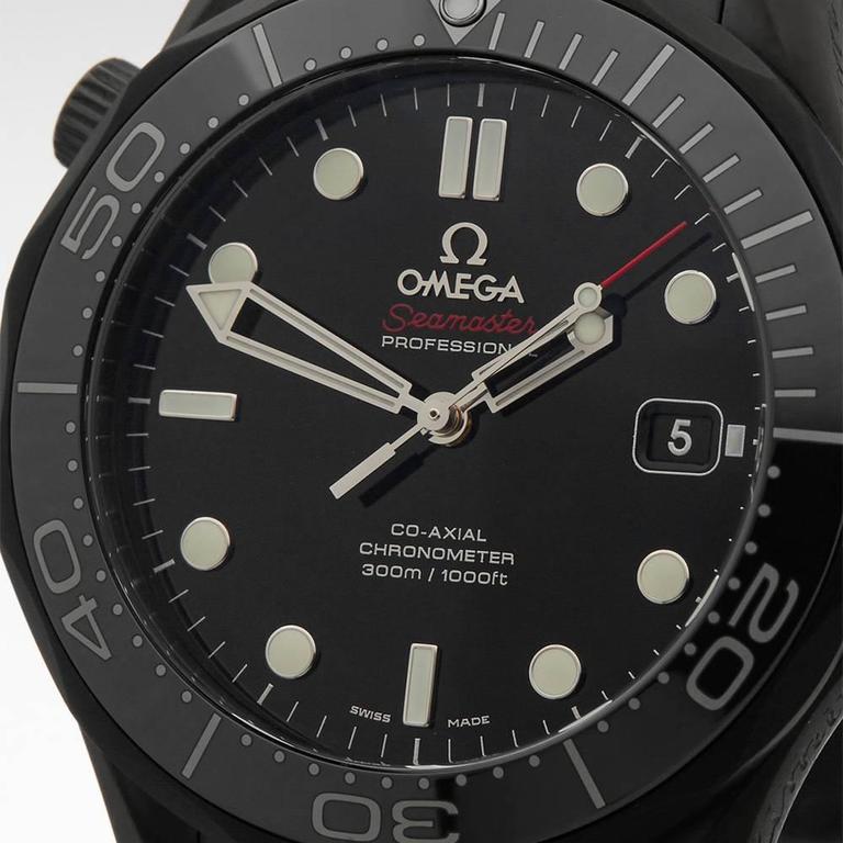 Omega Seamaster Hercules Custom Spectre DLC Coated Stainless Steel ...
