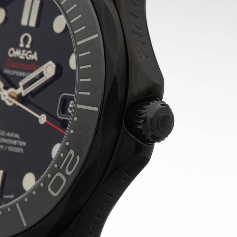 Omega Seamaster Hercules Custom Spectre DLC Coated Stainless Steel ...
