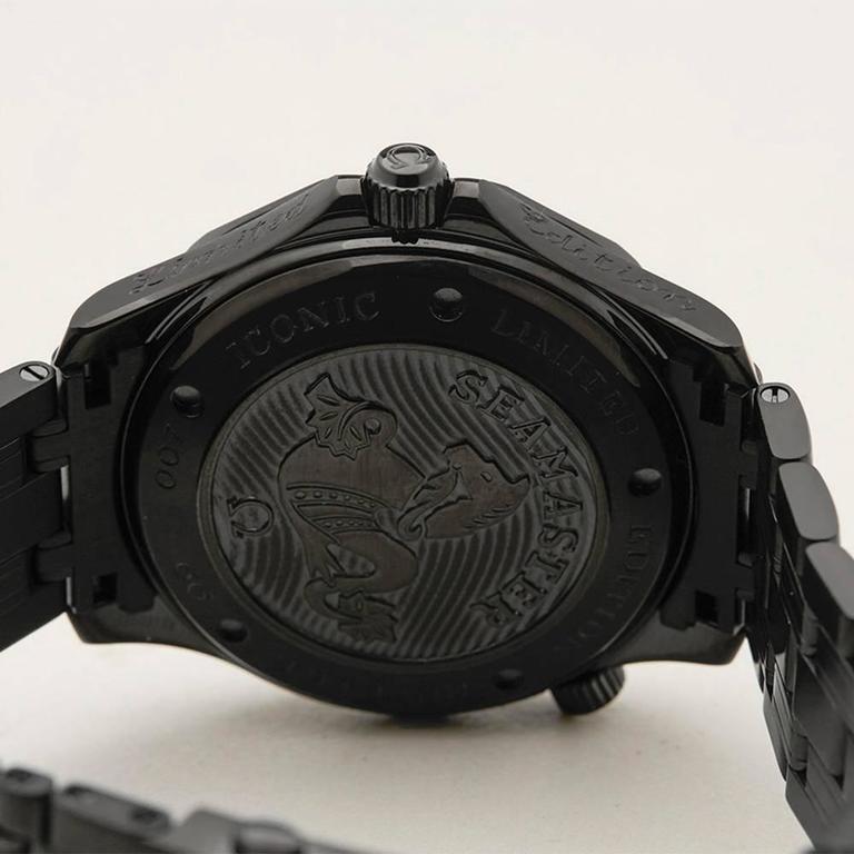 Omega Seamaster Hercules Custom Spectre DLC Coated Stainless Steel ...