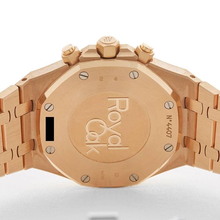 Audemars Piguet Rose Gold Royal Oak Chronograph Automatic Wristwatch at ...