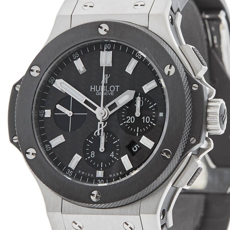 Hublot Stainless Steel Big Bang Automatic Wristwatch, 2013 at 1stDibs