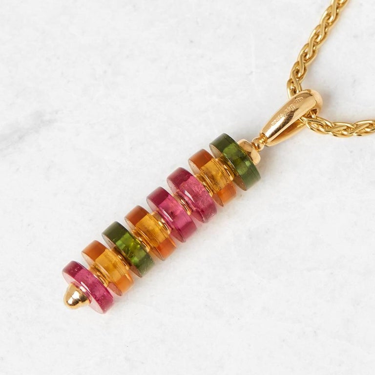 Garrard 18 Karat Yellow Gold Multi-Gem Jade Jagger Limited Edition ...