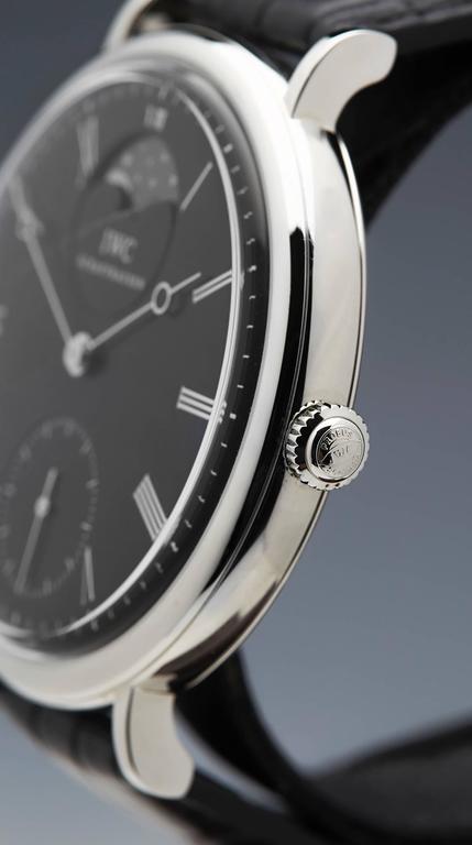 IWC Stainless Steel Portofino Moonphase Automatic Wristwatch Ref ...